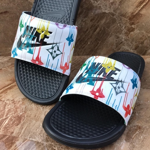 Nike | Shoes | Custom Nike Slides | Poshmark